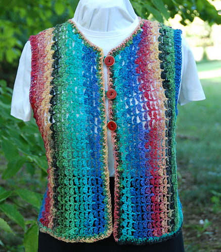 Ravelry: Noro Vest pattern by Edie Eckman