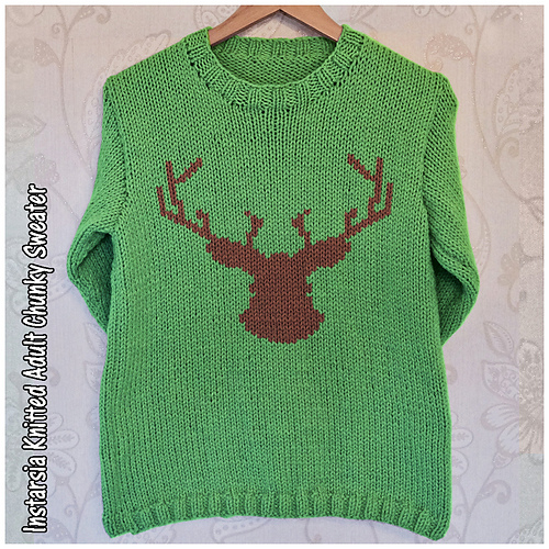 Ravelry: Deer Silhouette pattern by Emma Heywood