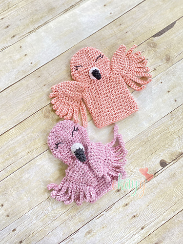 Ravelry: Flamingo Hand Puppet pattern by Erin Greene