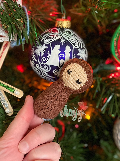 Ravelry: Baby Jesus Finger Puppet pattern by Erin Greene