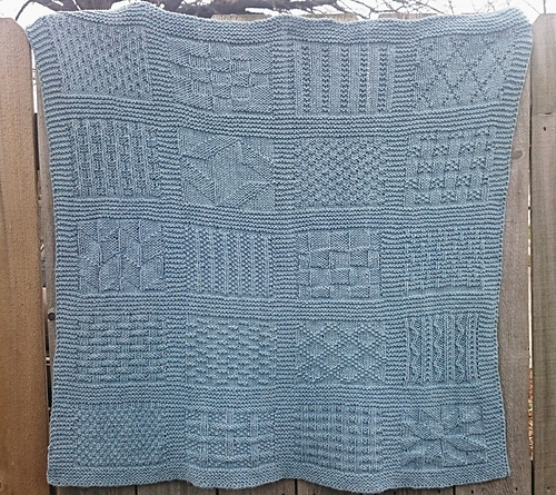 Ravelry: Knit Sampler Blanket pattern by Frankie Alcorn