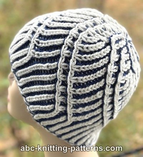 Ravelry: Spiral Galaxy Brioche Hat pattern by Elaine Phillips