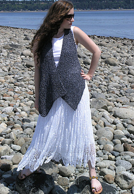 Ravelry: Quick and Easy Vest pattern by elann.com