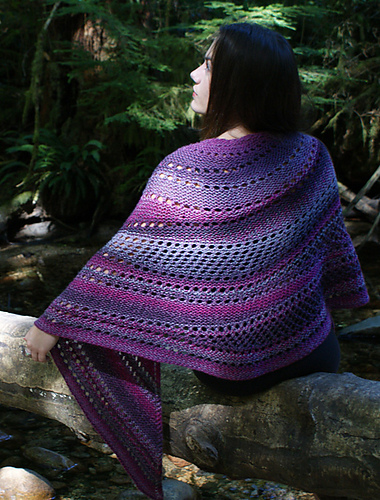 Ravelry: Summer Ocean Waves Shawl pattern by Shui Kuen Kozinski