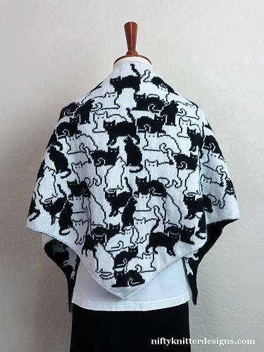 Ravelry: Herding Cats Shawl pattern by Lisa Hannan Fox