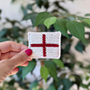 Ravelry: England Flag Brooch pattern by Eleonora Cugini (Elendipity)