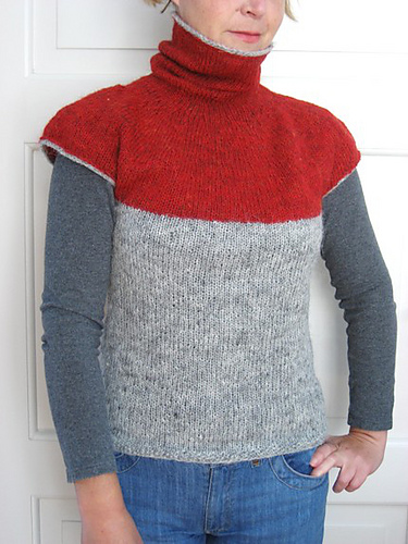 Ravelry: Funnel Neck Top pattern by Eline Oftedal