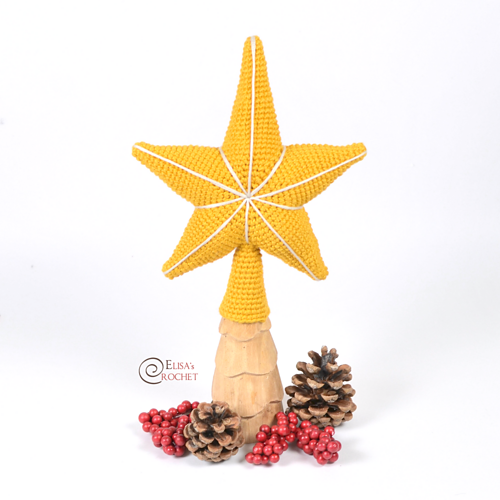 Ravelry: Star Tree Topper pattern by Elisa Sartori