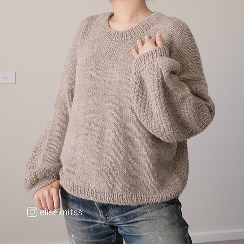 Ravelry: EMILY Sweater pattern by Elise Yang