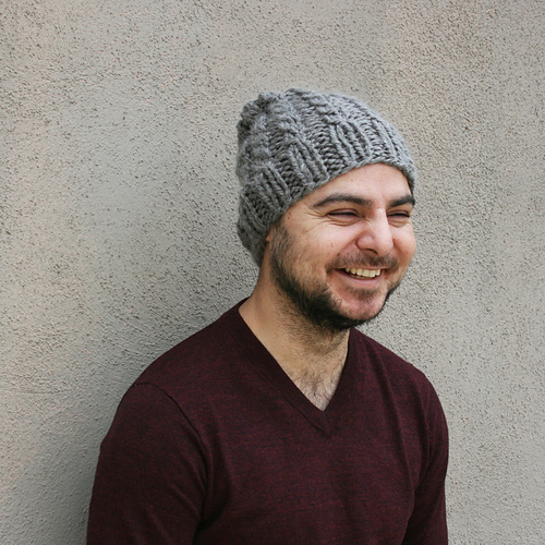 Ravelry: Pylon Cable Ribbed Hat pattern by Elise Lopez