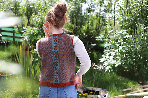 Ravelry: Vegr Vest pattern by Ella Gordon