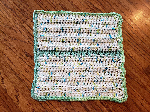 Ravelry: Ridged Cross Stitch Dishcloth pattern by linnstercrafts