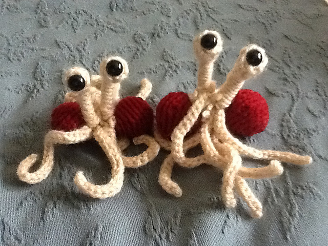 Ravelry: Tiny Flying Spaghetti Monster pattern by Ellen Lundgren
