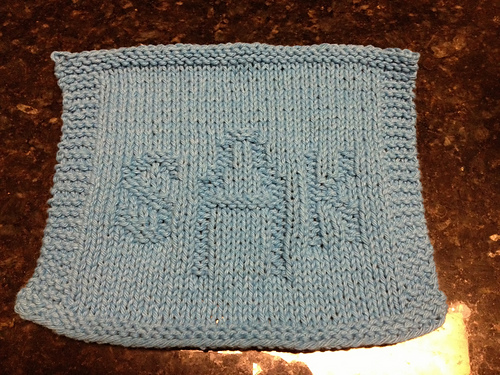 Ravelry: sAk Monogram Dishcloth pattern by Courtney Kramer