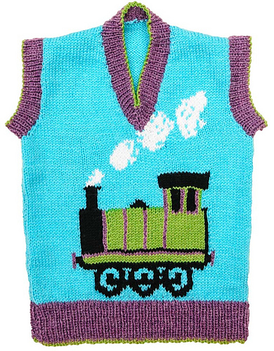 Ravelry: Steam Train sweater pattern by Linda Moorhouse