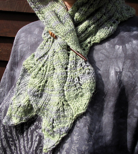 Ravelry: Elven Hooded Scarf pattern by Amy Jansen