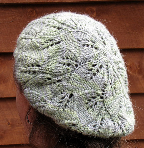 Ravelry: Leafy Rosette Beret pattern by Amy Jansen