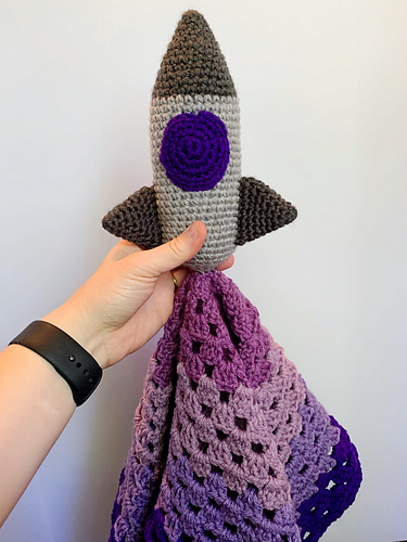 Ravelry: Rocketship Lovey pattern by Emily Crow