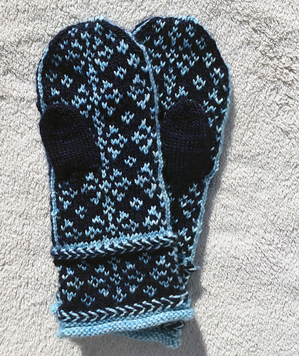 Ravelry: Snowman Mittens pattern by Erica Mount