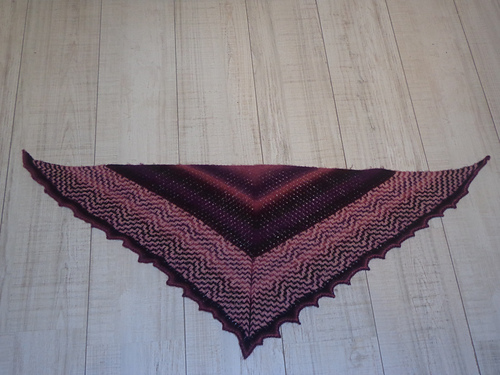 Ravelry: Ripple Rock Shawl pattern by Judy Marples