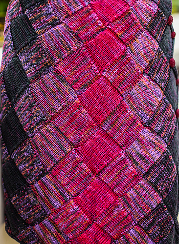 Ravelry: Entrelac Wrap Skirt pattern by Gwen Bortner