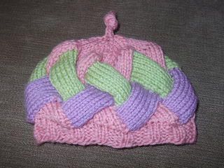 Ravelry: Entrelac Baby Hat pattern by Angelique Bochnak