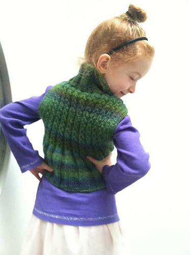 Ravelry: Child's Ballet Shrug (Aran) pattern by Gail Tanquary
