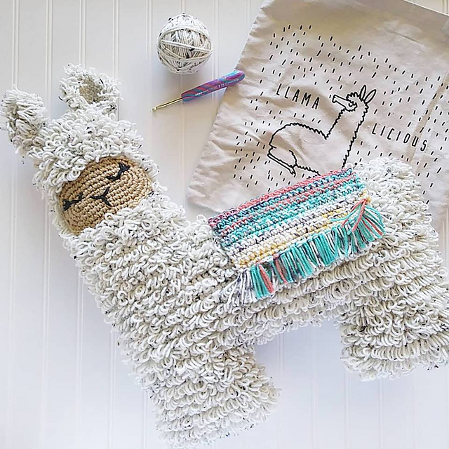 Ravelry: Llama Pillow pattern by Erika Brookins