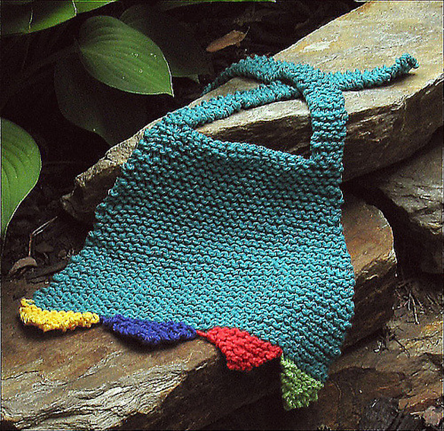 Ravelry: Triangle Bib pattern by Erika Flory