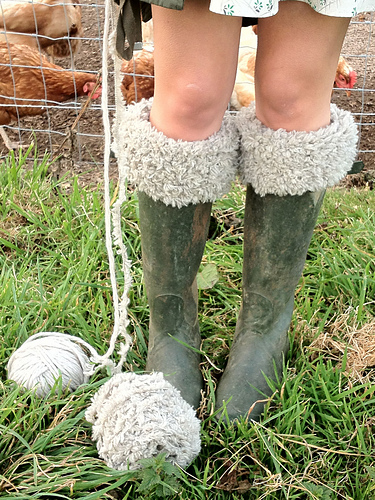 Ravelry: Welly Toppers pattern by Erika Knight