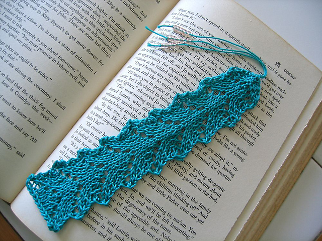Ravelry: Lace Bookmark pattern by Nancy Miller