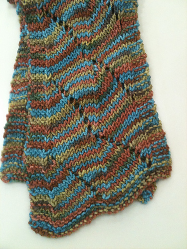 Ravelry: Silky Scallops Lace Scarf pattern by Joan Marie