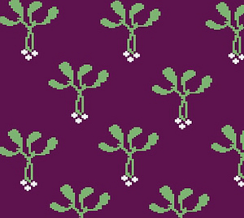 Ravelry: Yuletide Charts: Mistletoe pattern by Erssie