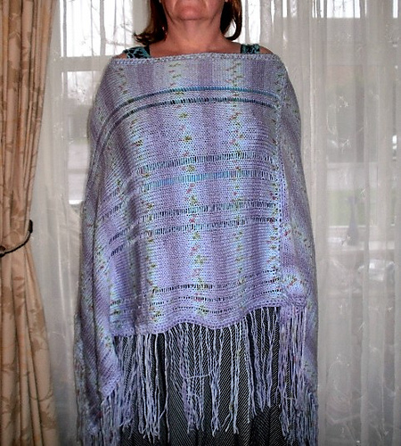 Ravelry: Drop Stitch Poncho pattern by Esther Kate