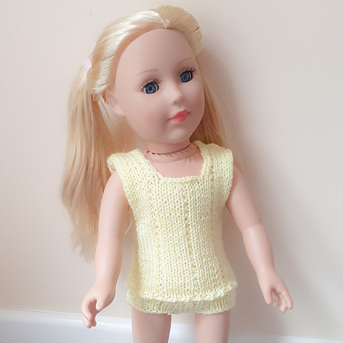 Ravelry: Pretty Vests for Doll pattern by Esther Kate