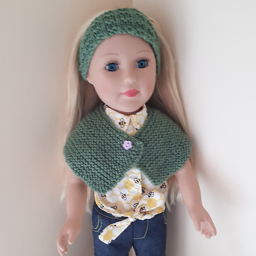 Ravelry: Cypress Shawl for Doll pattern by Esther Kate