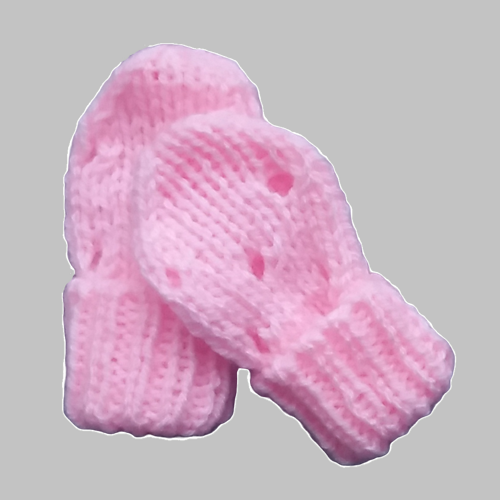 Ravelry: Preemie Pink Mittens pattern by Esther Kate