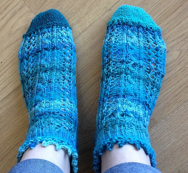 Ravelry: Keeping it Cool Sock pattern by Emer Thornbury