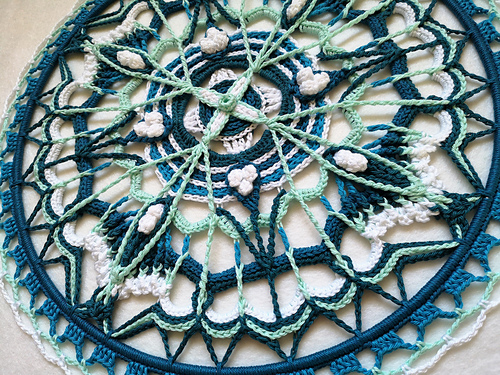 Ravelry: Frozen Poetry Mandala pattern by Evelin Karu