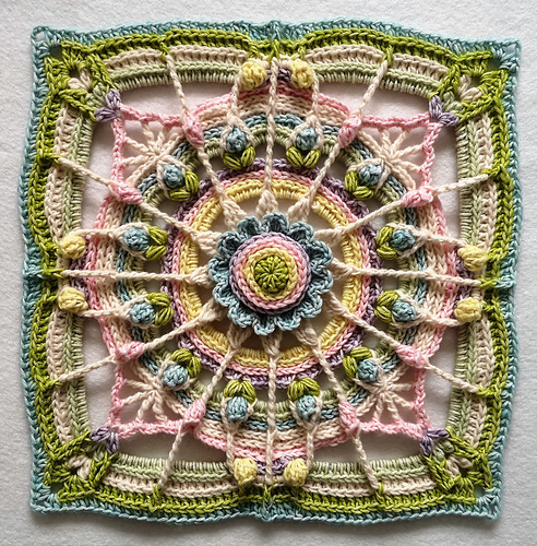 Ravelry: Constellation of Life Square pattern by Evelin Karu