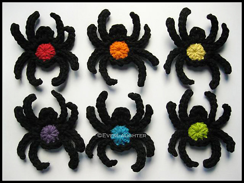 Ravelry: Spider Applique pattern by Patricia Eggen