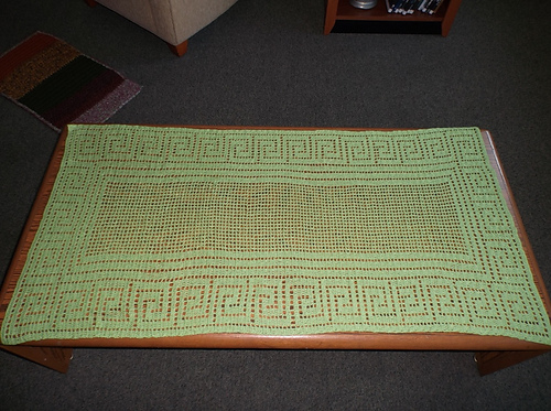 Ravelry: Greek Key Runner #7120 pattern by The Spool Cotton Company