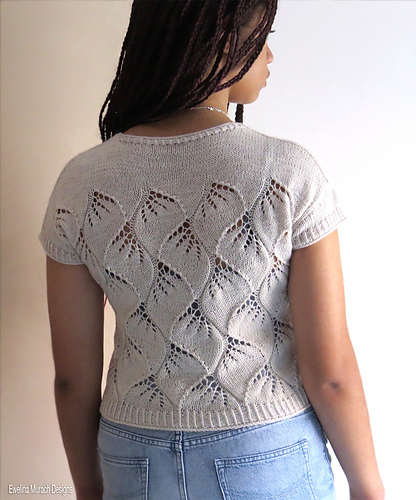 Ravelry: Magnolia Petal Tee pattern by Ewelina Murach
