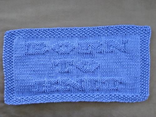 Ravelry: BORN TO KNIT cloths pattern by Rebecca Mercier