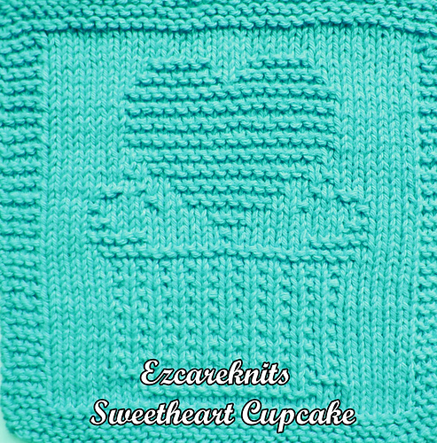 Ravelry: Sweetheart Cupcake pattern by Ezcareknits