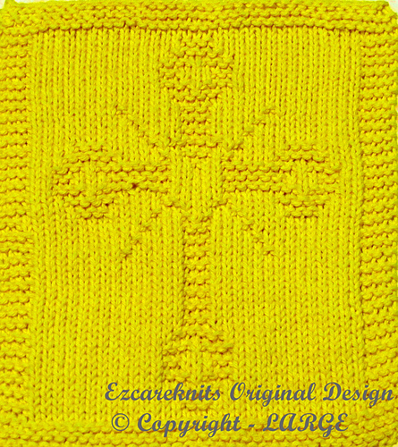 Ravelry: CROSS Cloth pattern by Ezcareknits