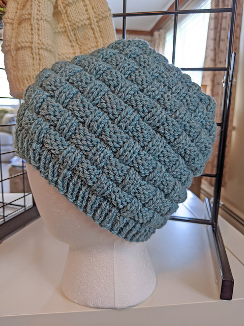Ravelry: Basketweave Hat pattern by Debbie Trainor