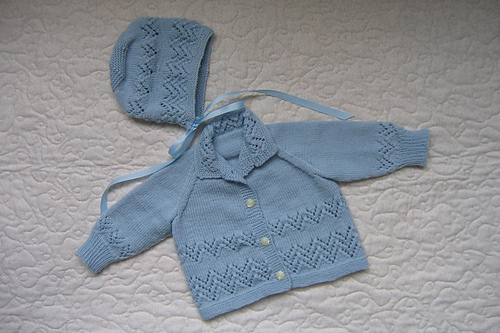 Ravelry: 14208 Cardigan Baby Set pattern by Dale Design