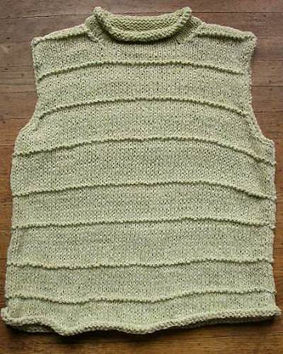 Ravelry: Roll Neck Sleeveless Shell pattern by Barbara Breiter