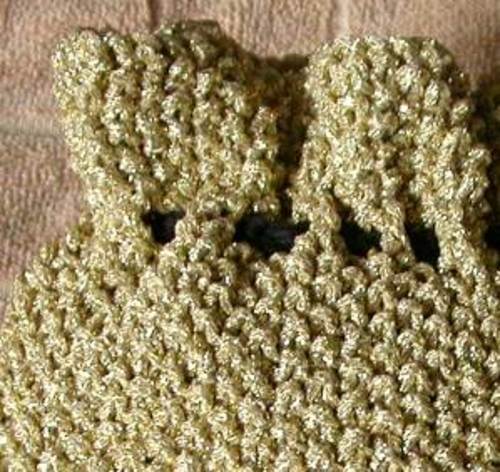 Ravelry: Shimmering Metallic Knit Bag pattern by Susan Druding